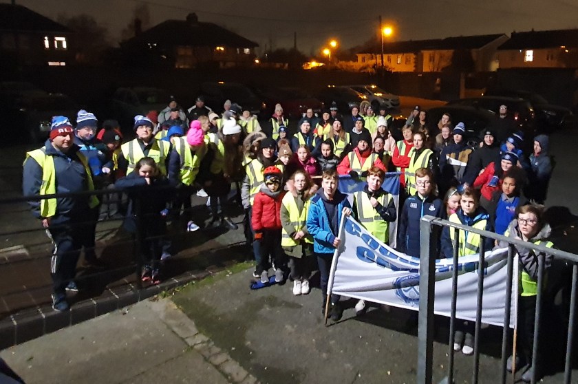 Operation Transformation – ‘Ireland Lights Up’ Walk – Crumlin GAA