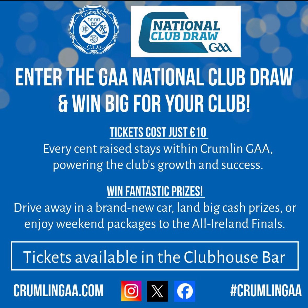 GAA National Draw Tickets – Crumlin GAA
