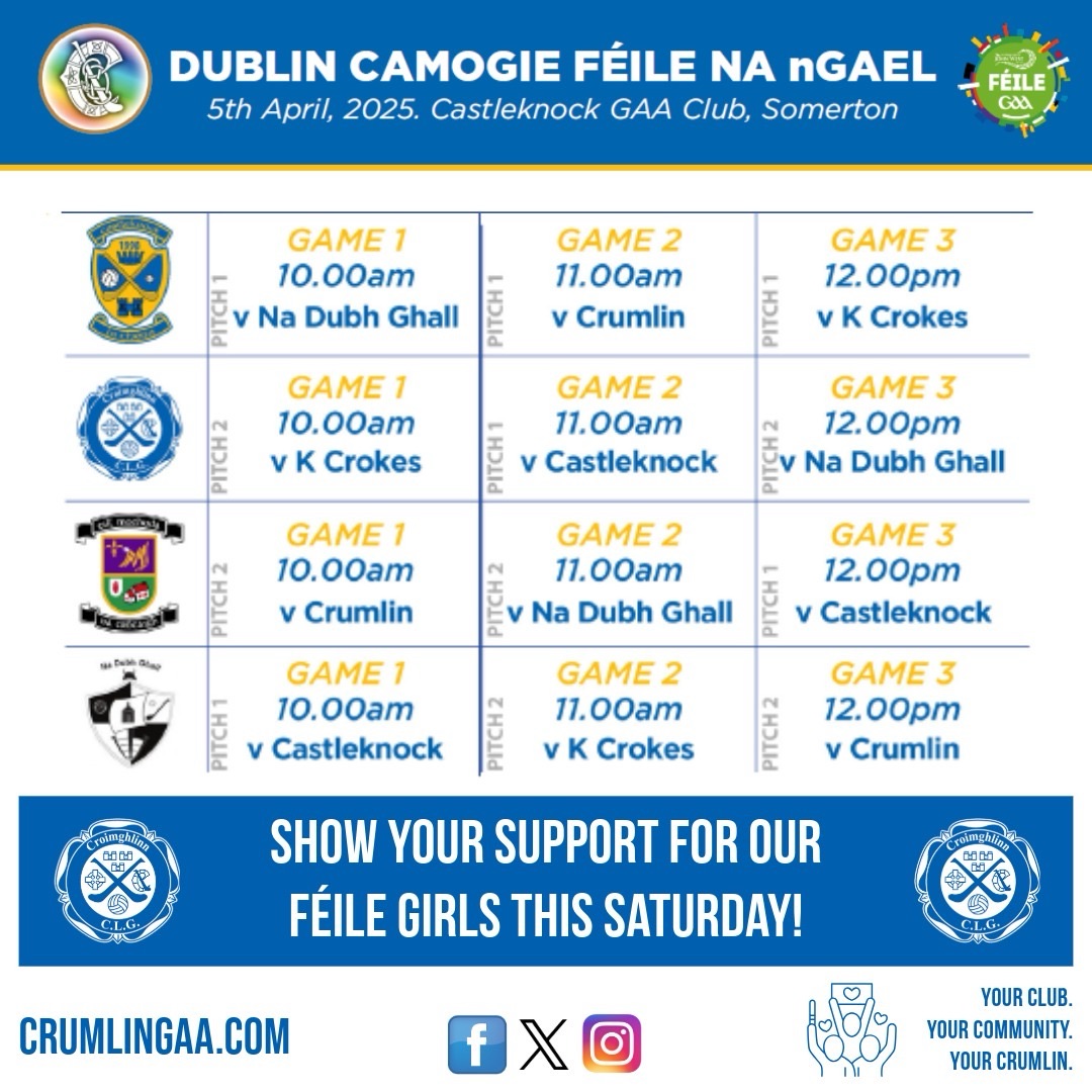 Camogie Féile – Crumlin GAA